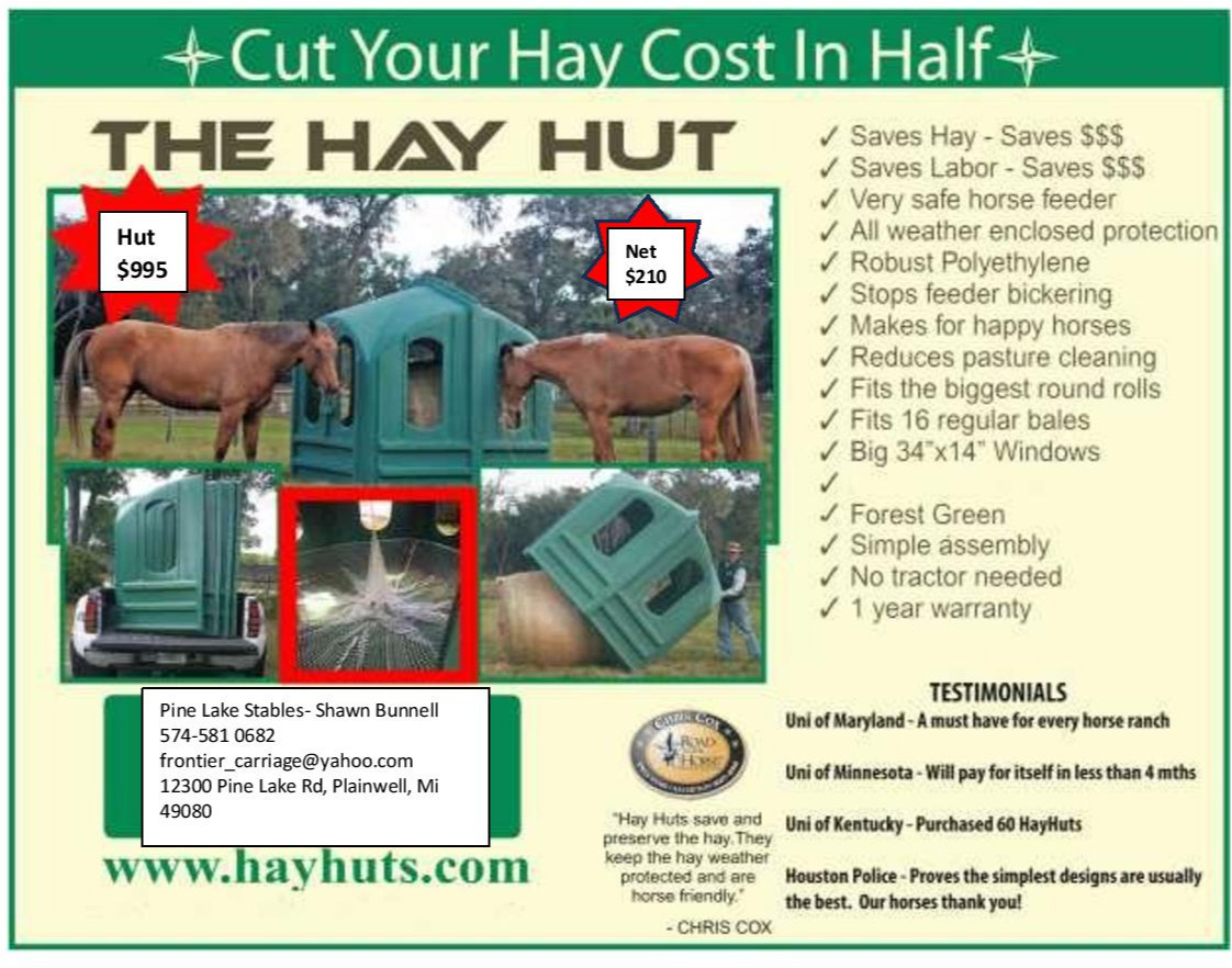 Hay Huts – Pine Lake Stables